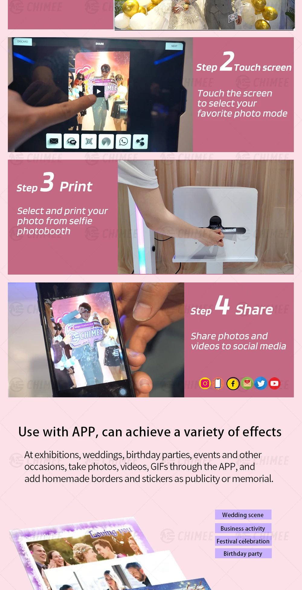 Circular Booth Dslr Photo Selfie Machine Use Landscape Mode 10.9 11 13 ...