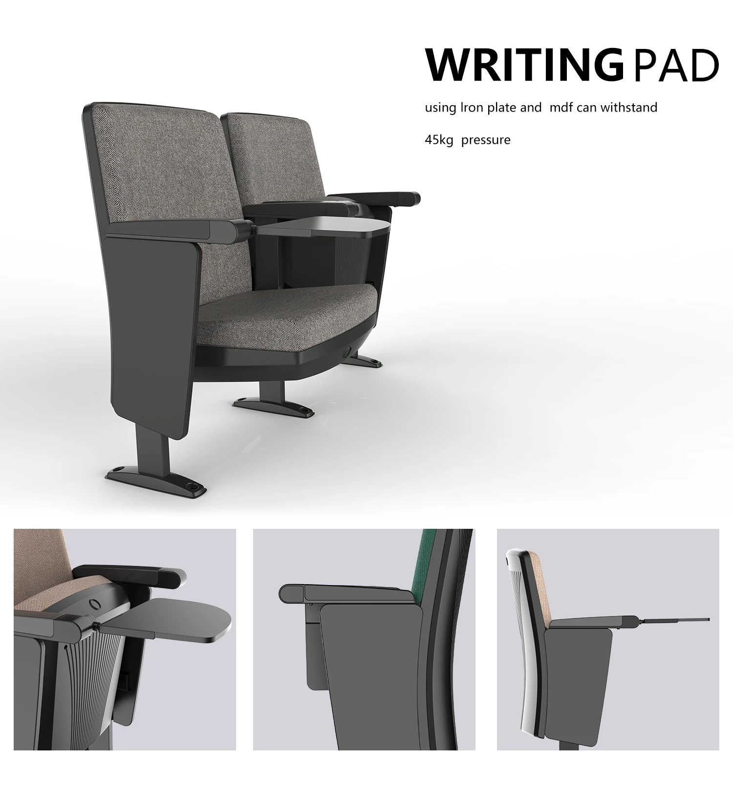 Theater Seats with Tables - Modern Vip Auditorium Chairs