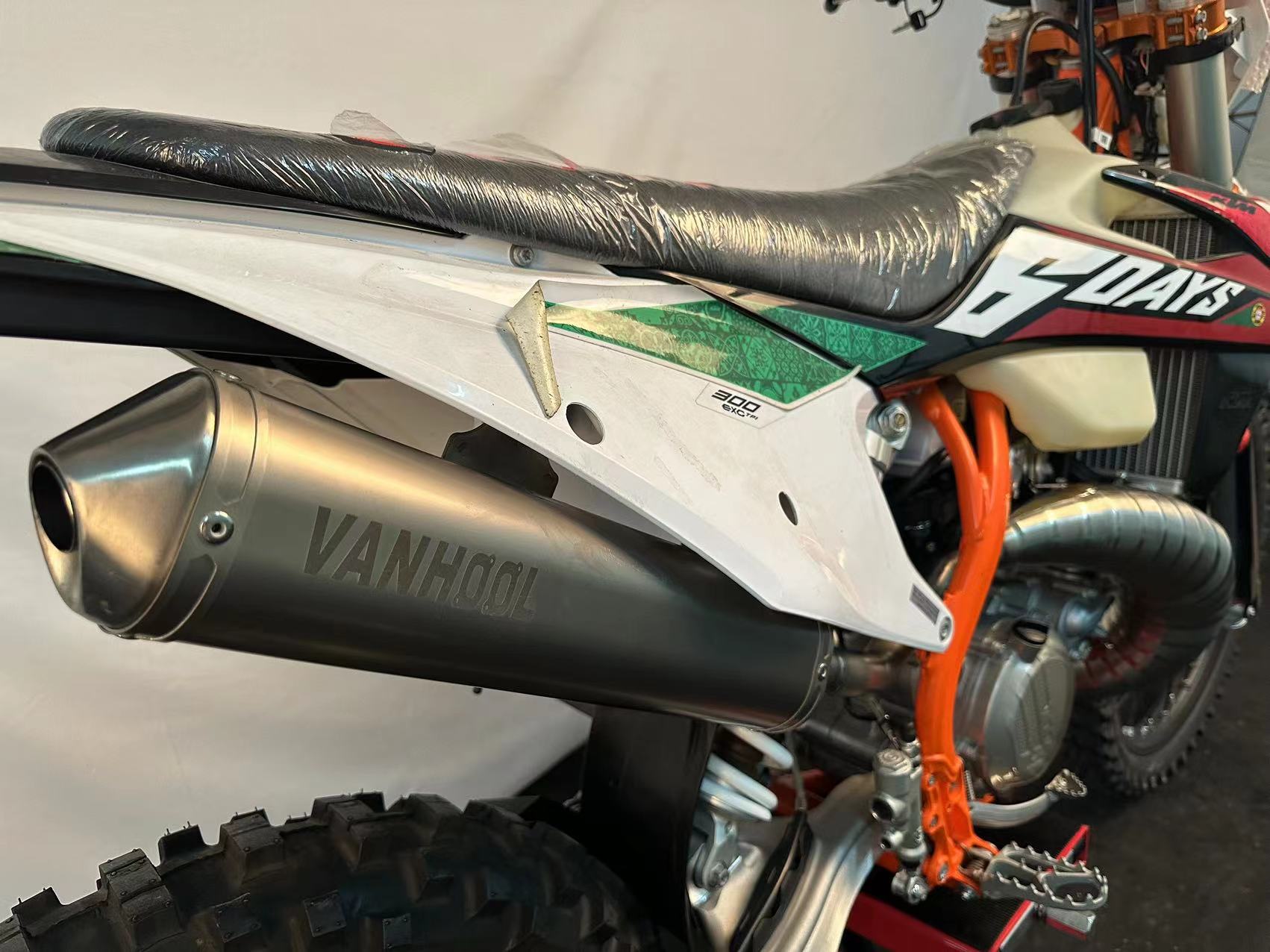 2 Stroke Motorcycle Titanium Exhaust Pipe for KTM 300 EXC TPI 2023