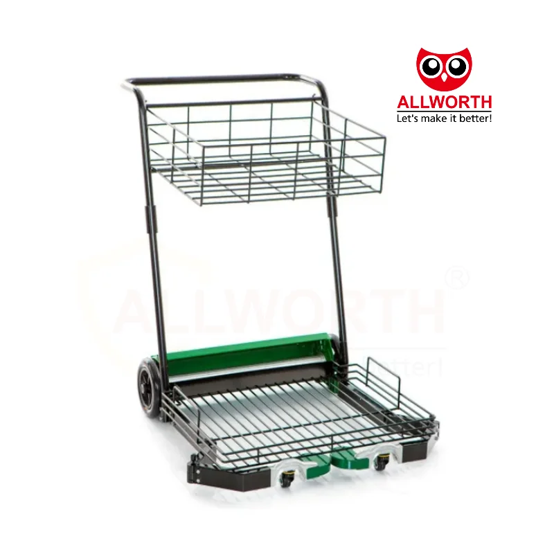 Effortless Tennis Ball Pickup with Allworth's Portable Mower Arms