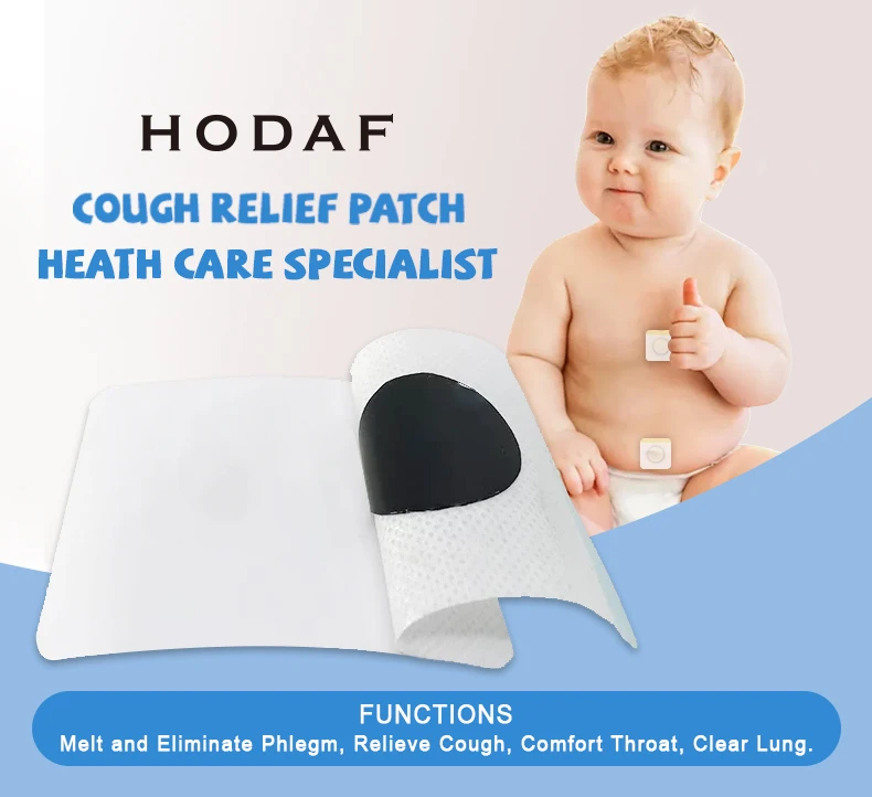 Oem Herbal Organic Kids Cough Relief Patch Stop Coughing Hodaf Adhesive ...