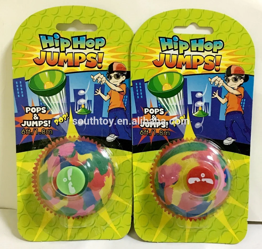 Novelty Bouncing Bowl Spinning Pop Up Rubber Bounce Half Ball Jumper ...