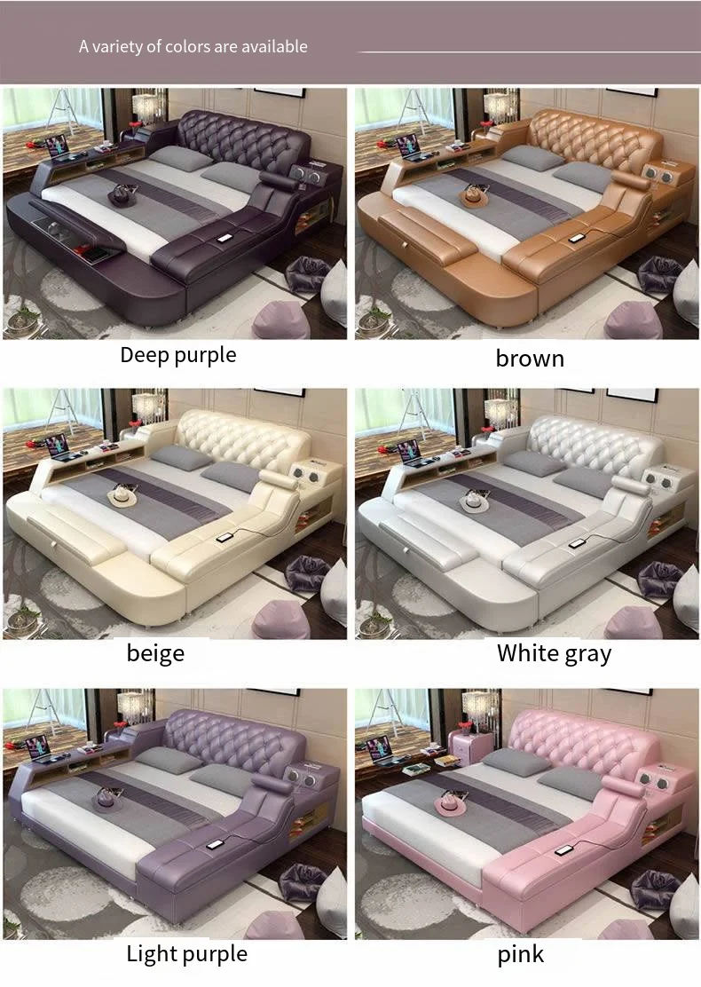 Tatami Bed Modern Multifunction Massage Bed Bedroom Furniture Luxury ...