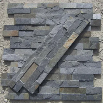 Exterior Grey Natural Stone Veneer Wall Cladding - Buy Grey Stone Wall ...