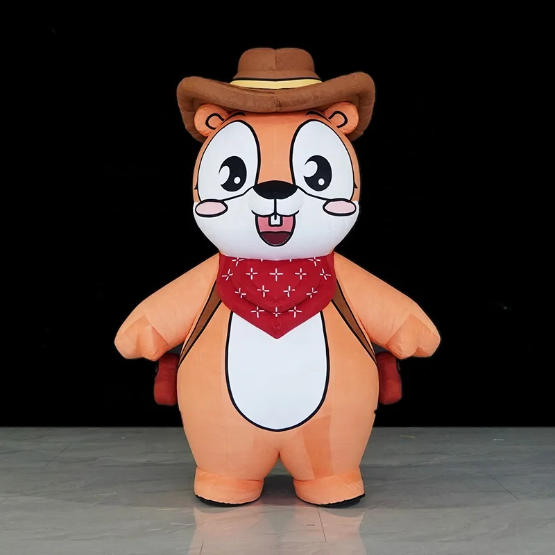Custom Design Giant Advertising Inflatable Mascot Cartoon Squirrel ...