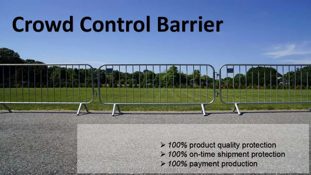 Safety Fence Panel Crowd Barrier Covers Plastic Crowd Control Barrier ...