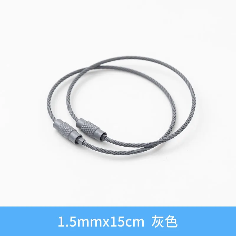 Stainless Steel Wire Holder Loops - Durable Key Chains