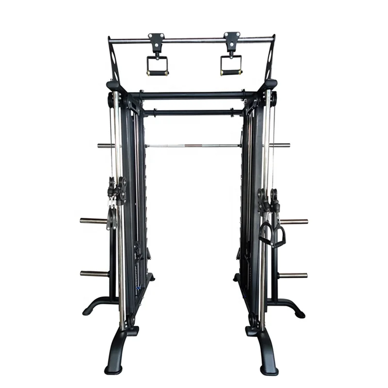 Smith & Cable Crossover Trainer for Gym Professional Multi-functional ...