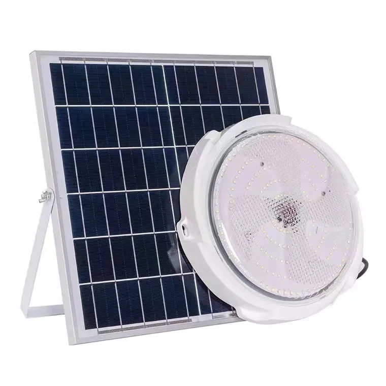 Indoor Solar Ceiling Light with Remote Control Waterproof Ceiling Solar ...