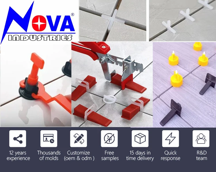 High Quality Factory Price Tile Accessories Plastic Tile Leveling ...