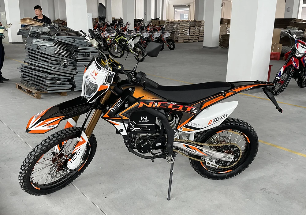 Nicot Kf250mt 2 Stroke 250cc Dirt Bike Off-road Motorcycle Motocross ...