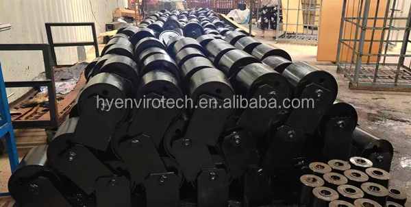 8-5/8"x 10" Ground Roller With 12.5" Shaft Used On Roll Off Container ...