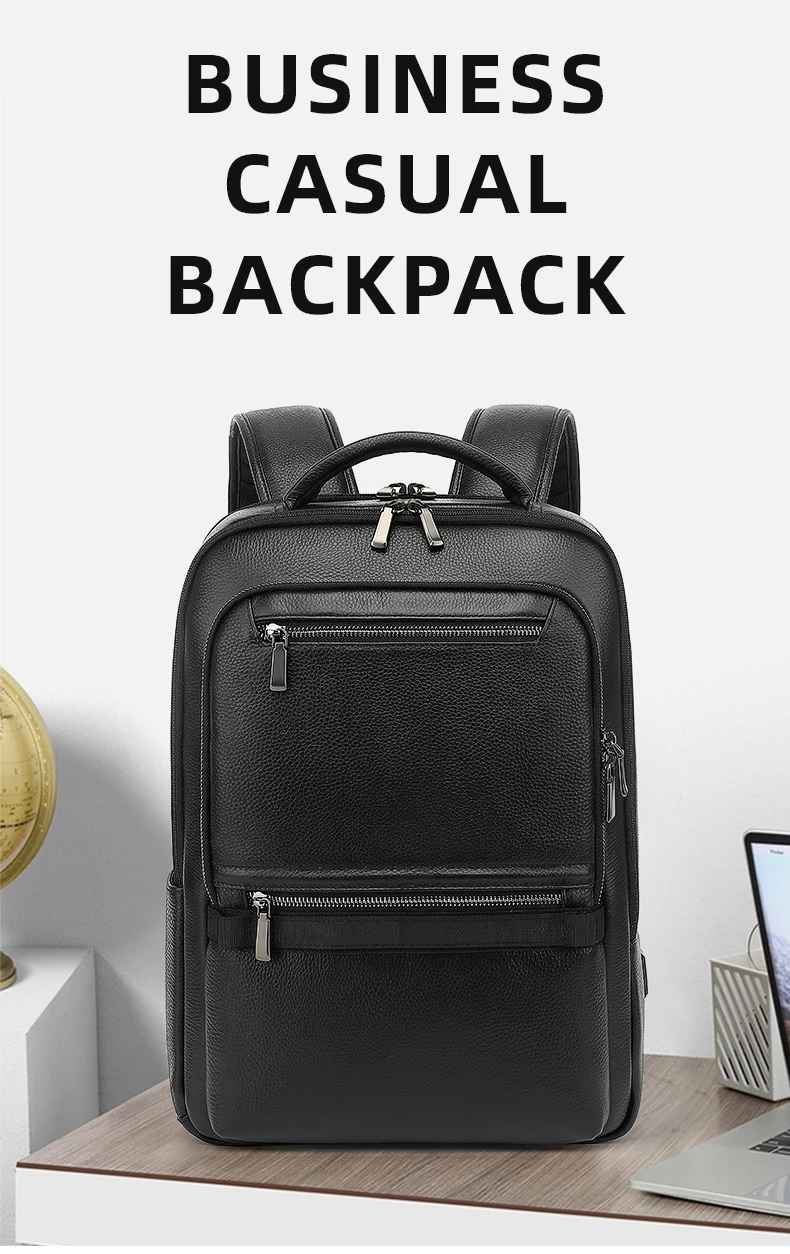 Factory Custom Leather Knapsack Bag Travelling Backpack Business ...