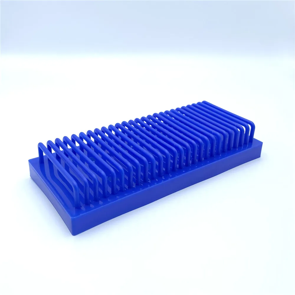 Lab Use Plastic 25 Places Drying Rack Slide Holder Glass Slide Drain ...