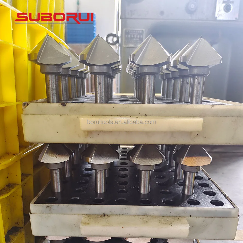 SUBORUI 90 Degree HSS Chamfer Tool - Precision Metal Drilling
