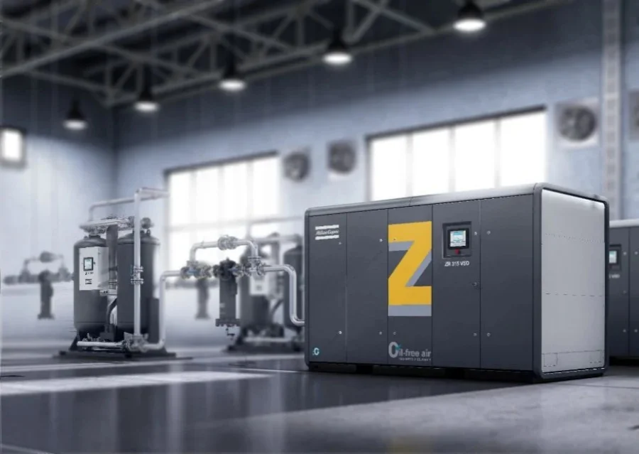 Atlas Copco Oil Free Air Compressor Zt37 Zt45 Zt55 Zt75 Zt90 100% Oil ...