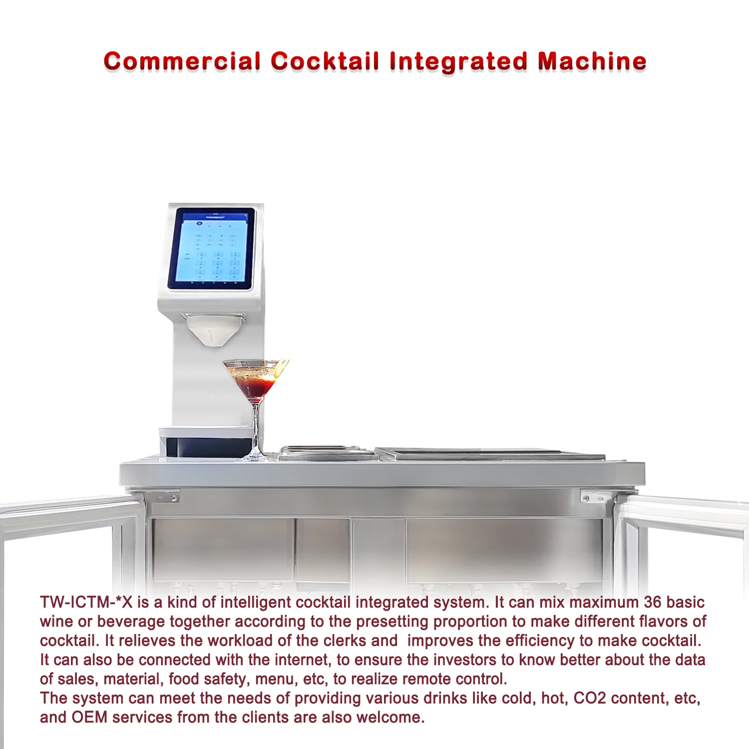 16ways Automatic Cocktail Machine - Efficient Drink Dispensing