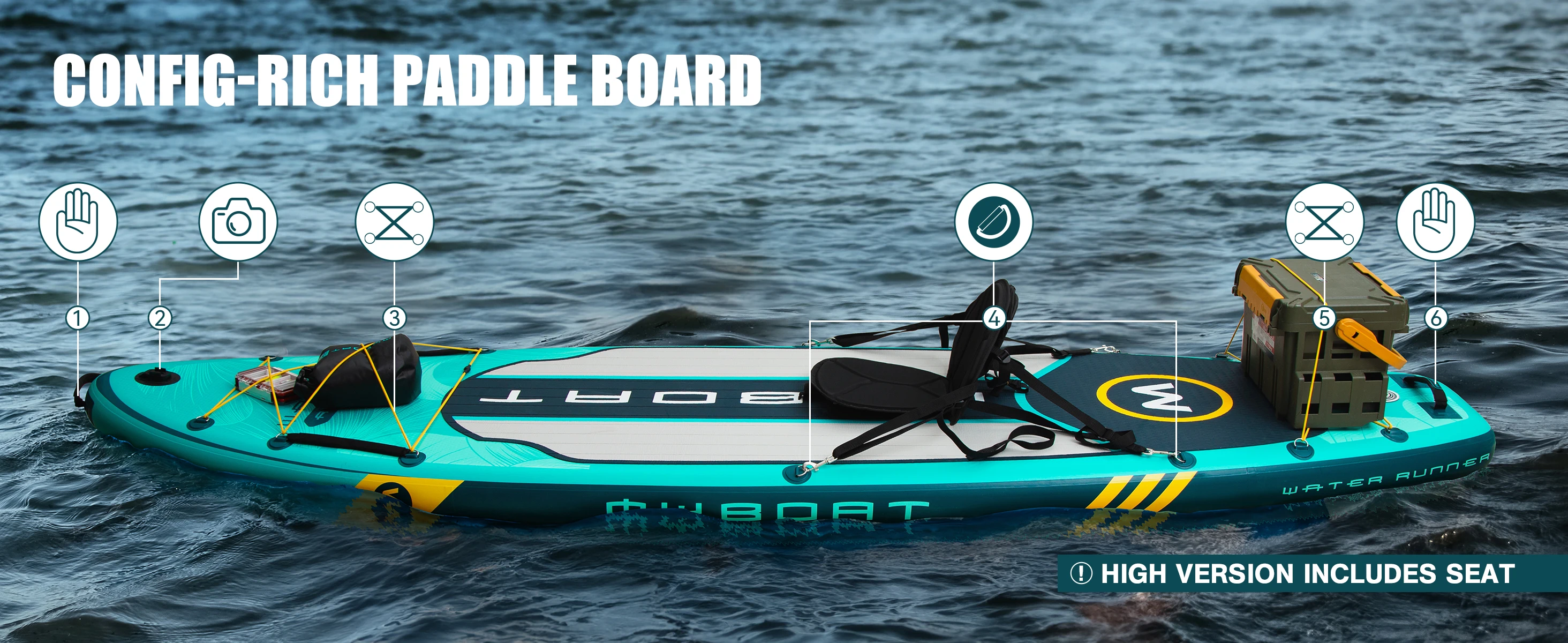 New Design Kayak Seat Sup 10'6''*35'' 370ib Inflatable Paddle Board ...