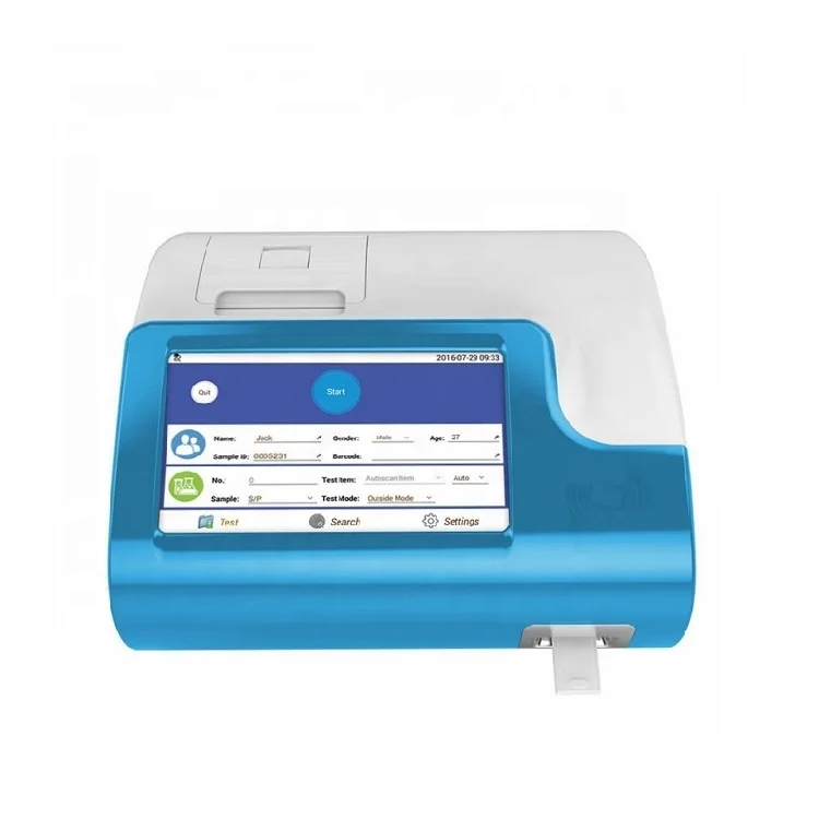 Veterinary Poct Immunofluorescence Quantitative Analyzer With 7 Inches ...