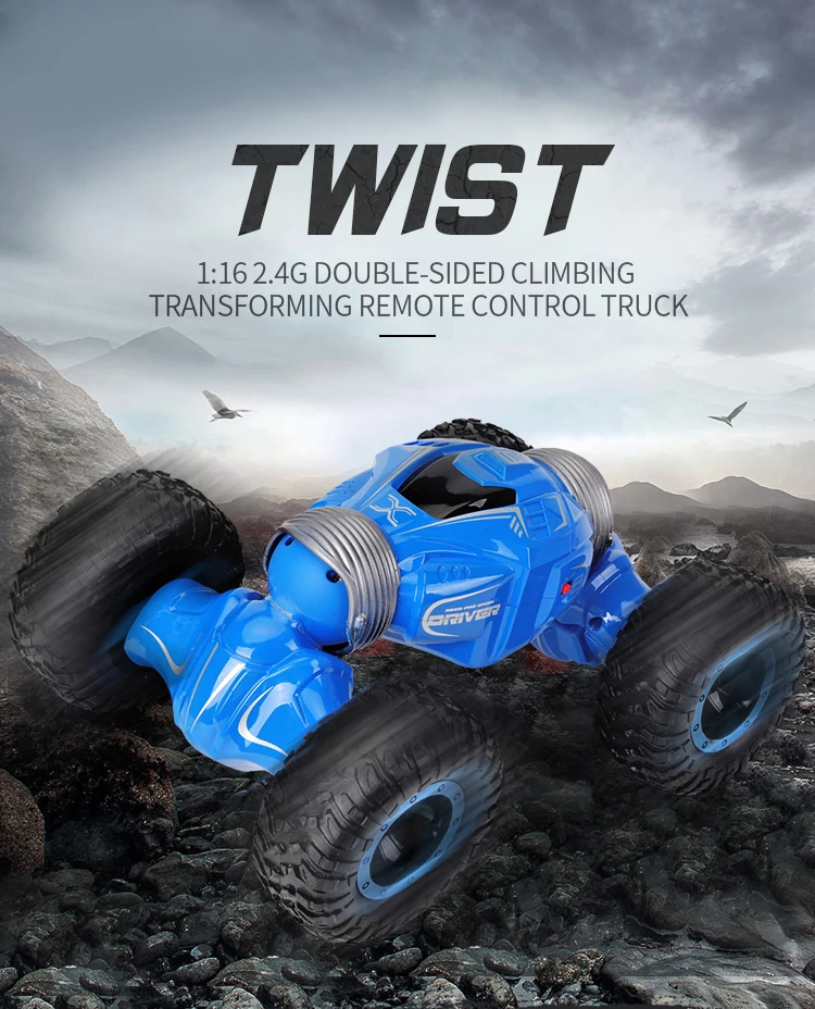 Double-sided Flipping Twisting Climbing Car Four-wheel Drive ...