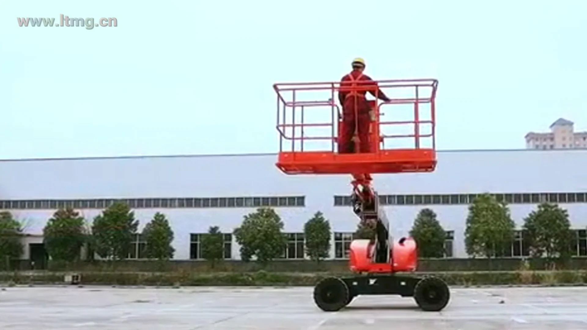 Ltmg New 18m -40m Working Height Hydraulic Towable Trailer Telescopic ...