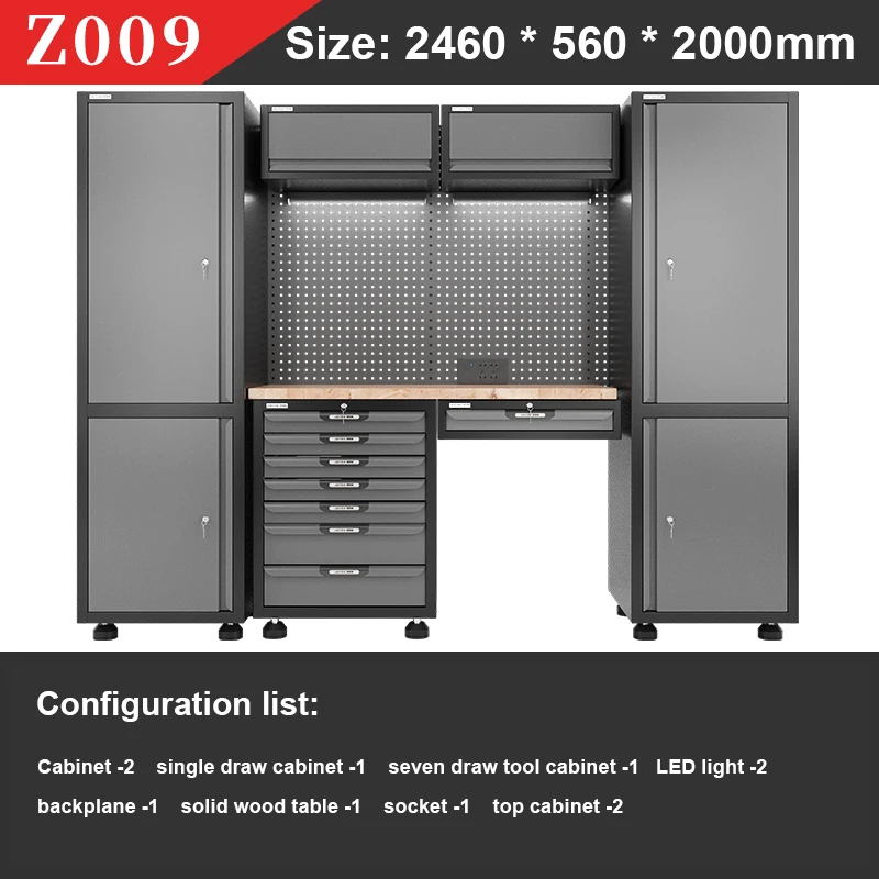 Customizable Modular Heavy-duty Steel Garage Workstation Workshop Tool ...