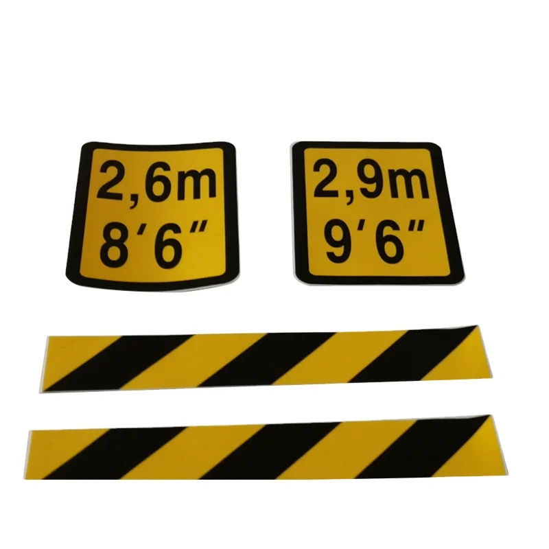 Self-adhesive Sticker Label Shipping Container Decals Various Of Parts ...