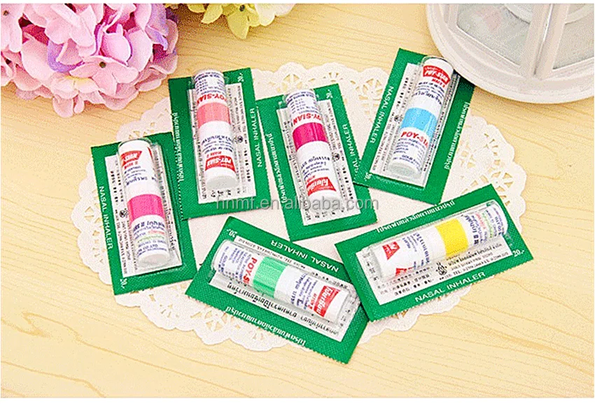 Thai Nose Inhaler - Breezy Herbal Mark 2 Hole Cylinder Oil