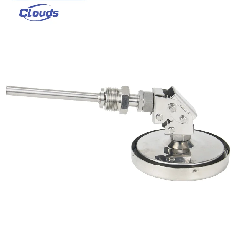 Industrial Gauge Adjustable Thermostat Bimetal Disc Thermostatic Coil ...