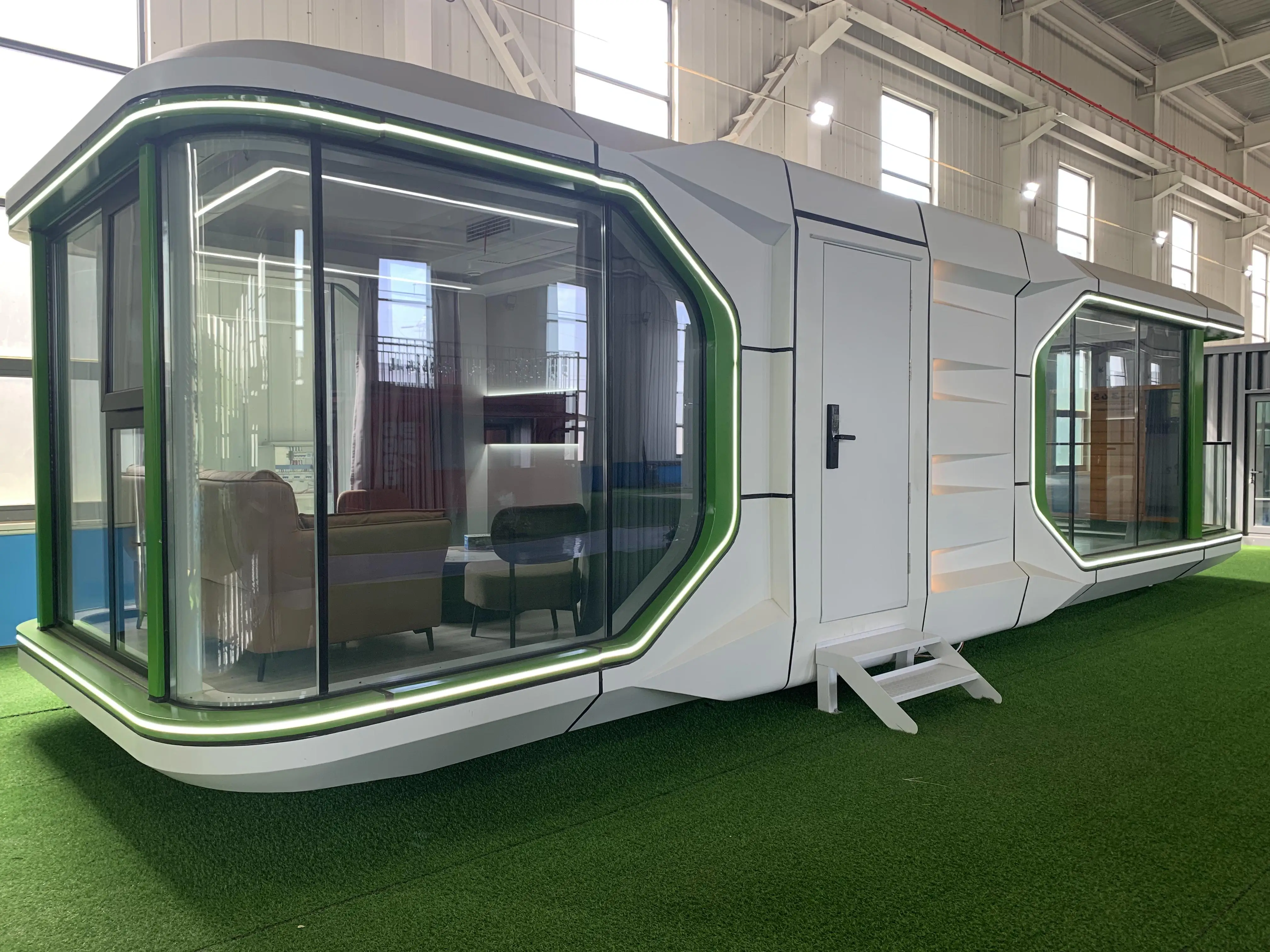 Luxury Glamping Small Tiny Home Modern Prefab Portable Room Maison ...