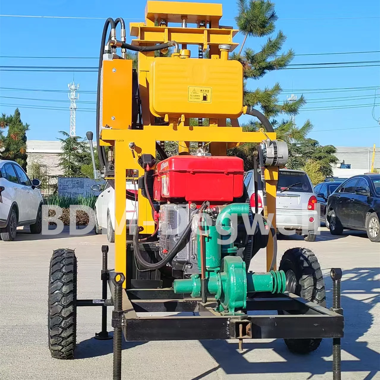 BDM-120 Water Well Drilling Rig Portable 120m Depth Drilling Machine ...