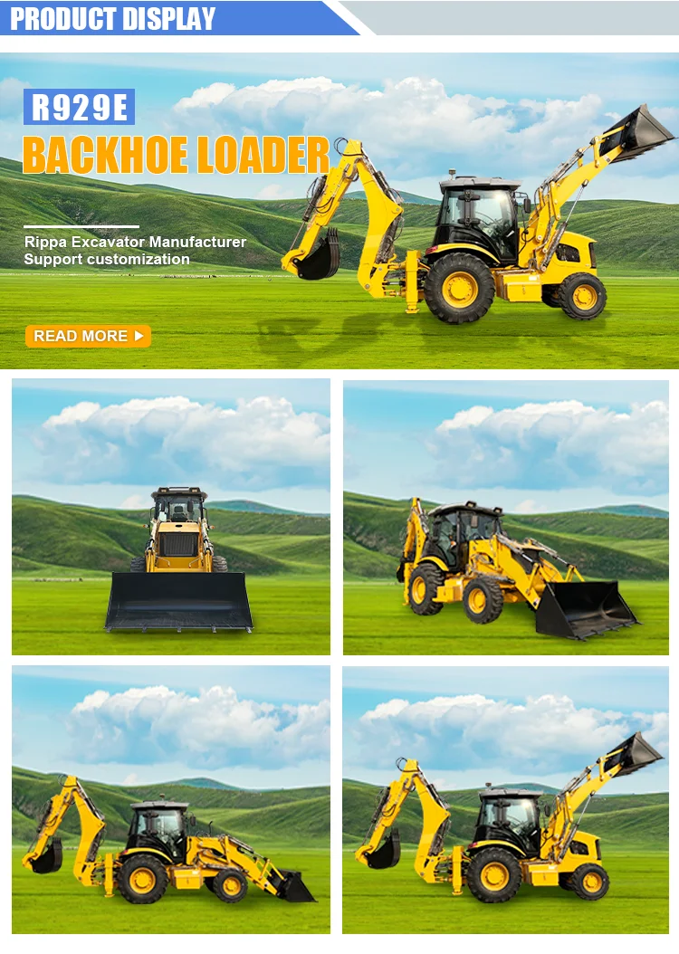 Rippa Backhoe Excavator Loader 4x4 - High Efficiency