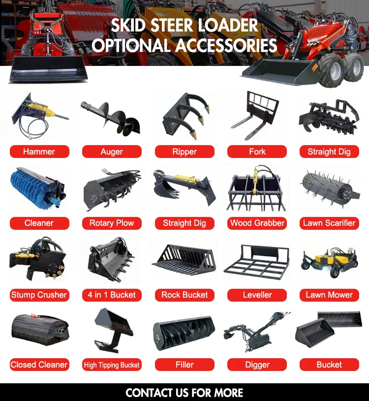 Multi Function Skid Steer Loader - 400kg to 600kg Capacity