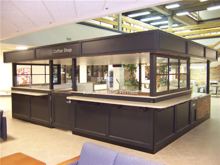 Modern Coffee Kiosk with Creative Design Ideas for Outdoor Cafe ...