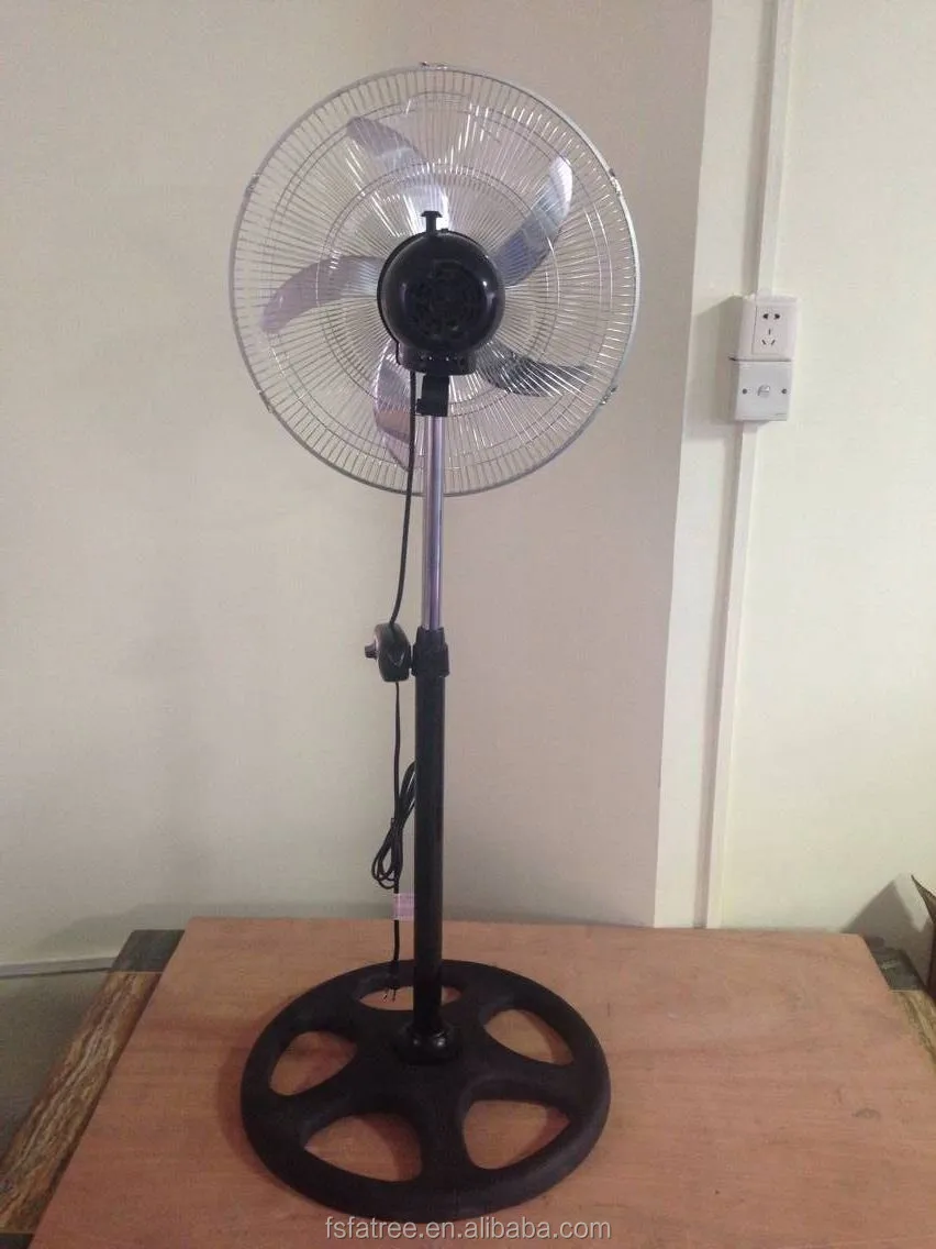 18inch Aluminum Blade Powerful Fan Electric Pedestal air Circulation ...