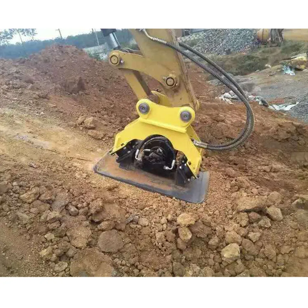 Excavator Mounted Soil Plate Compactor Hydraulic Vibrator Plate - Buy ...