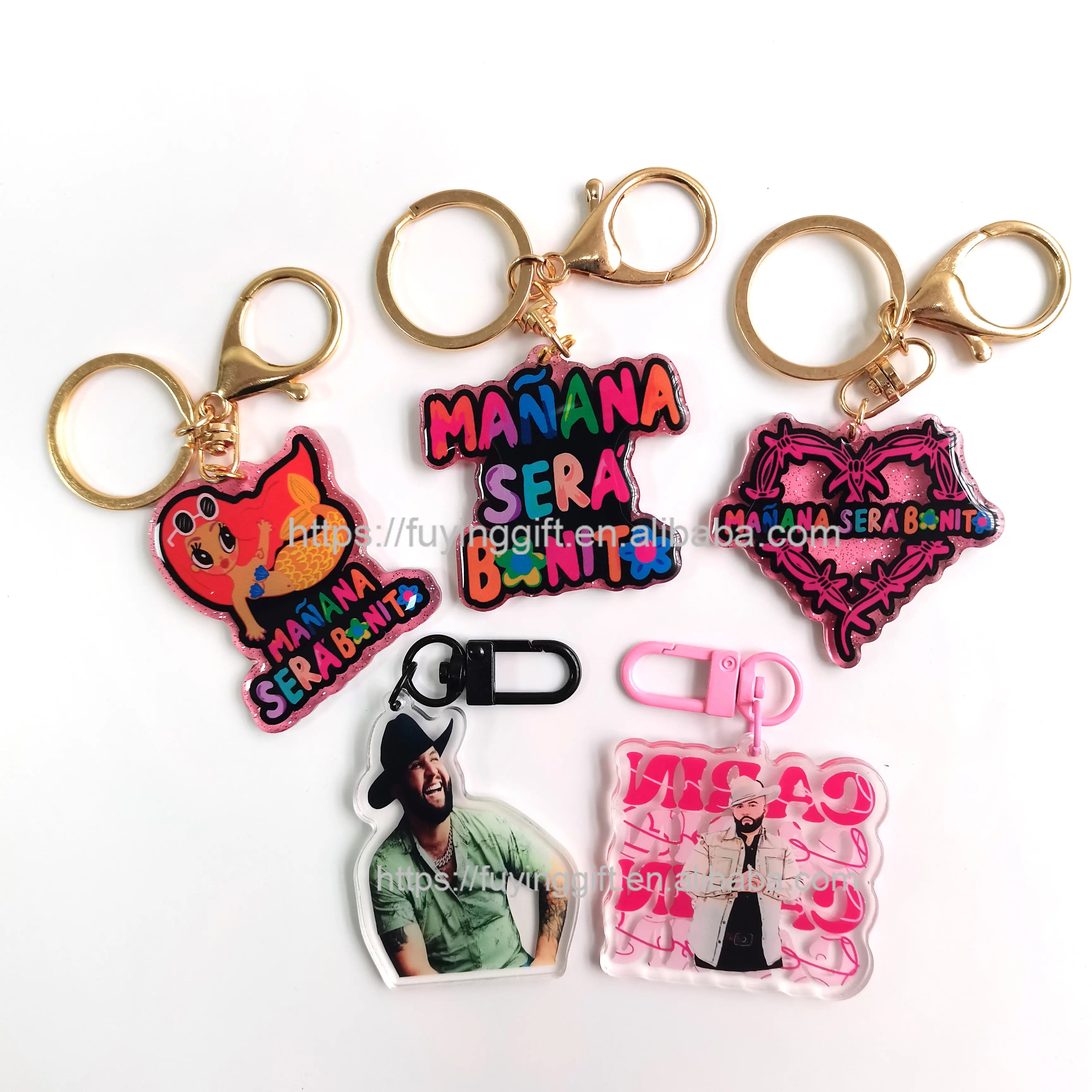 Hot Selling Gift Karol Carol G Carin Leon Acrylic Keychains Custom ...