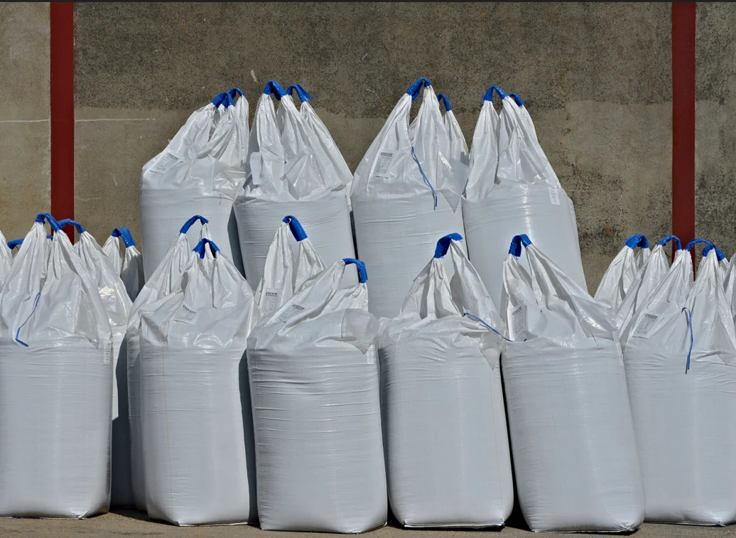 Double Loop Fibc Bag Fibc Big Bag With Flat Bottom With 2 Belts Jumbo Bag - Buy Two Loop Fibc ...