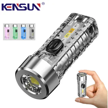 Kensun Mini Red Blue Side Dual Light Waterproof Rechargeable Usb Led ...