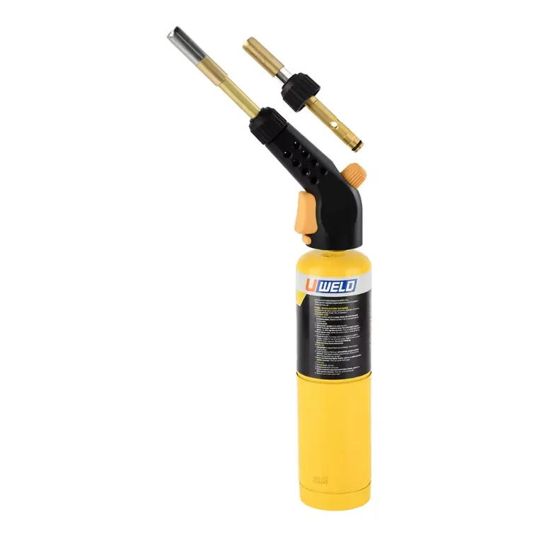 Uweld Mapp Gas Welding and Cutting Kit Propane Gas Soldering Torch Hand ...