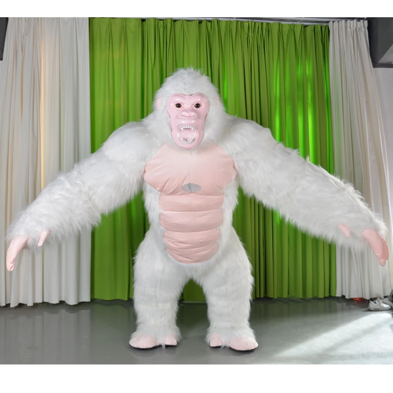 Inflatable King Kong Gorilla Mascot Costume for Parties