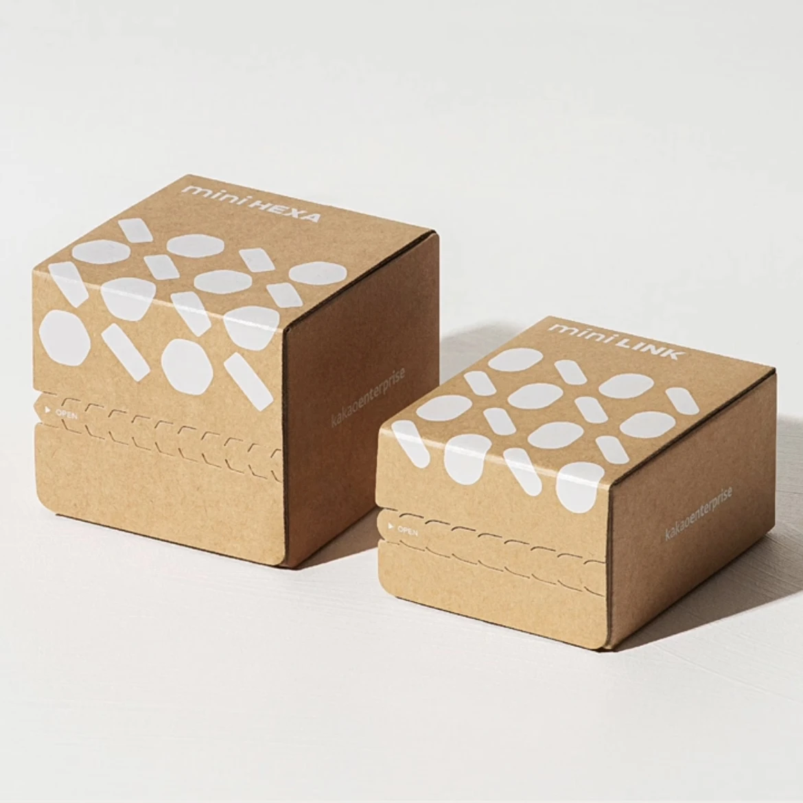 Custom Corrugated Cardboard Paper Packaging Tear Strip Printed Self ...