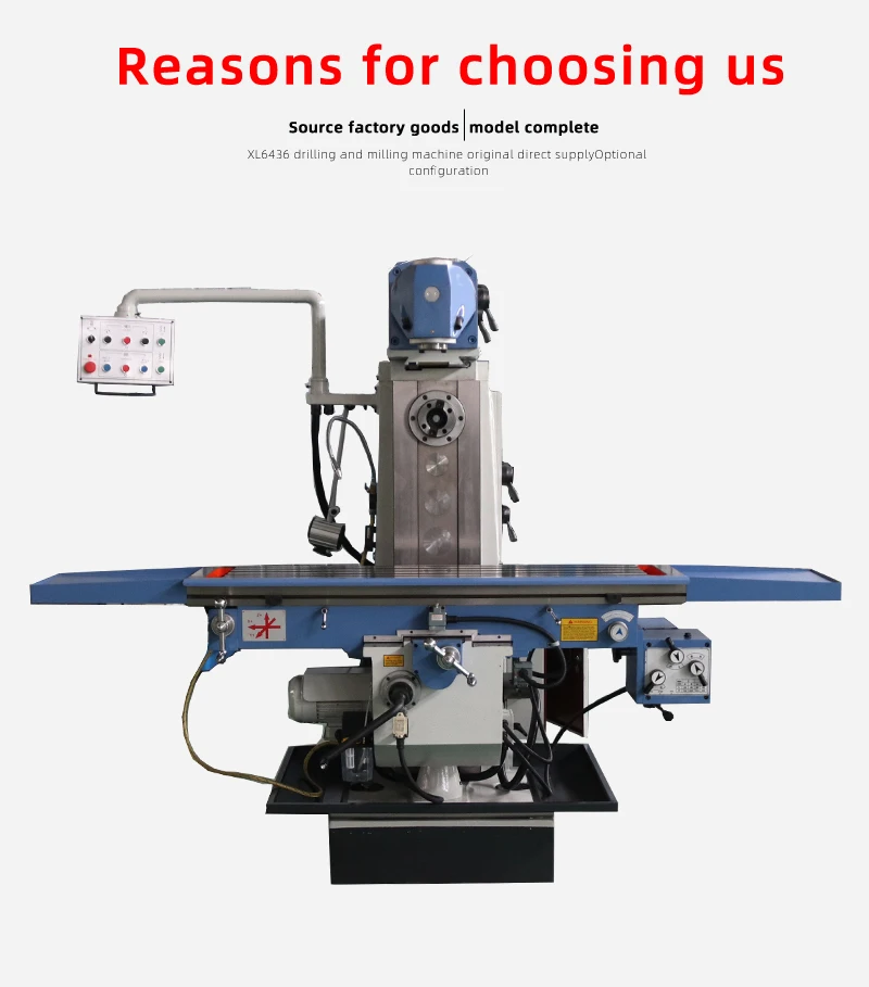 Universal rotary head milling machine LM1450A ordinary milling machine ...