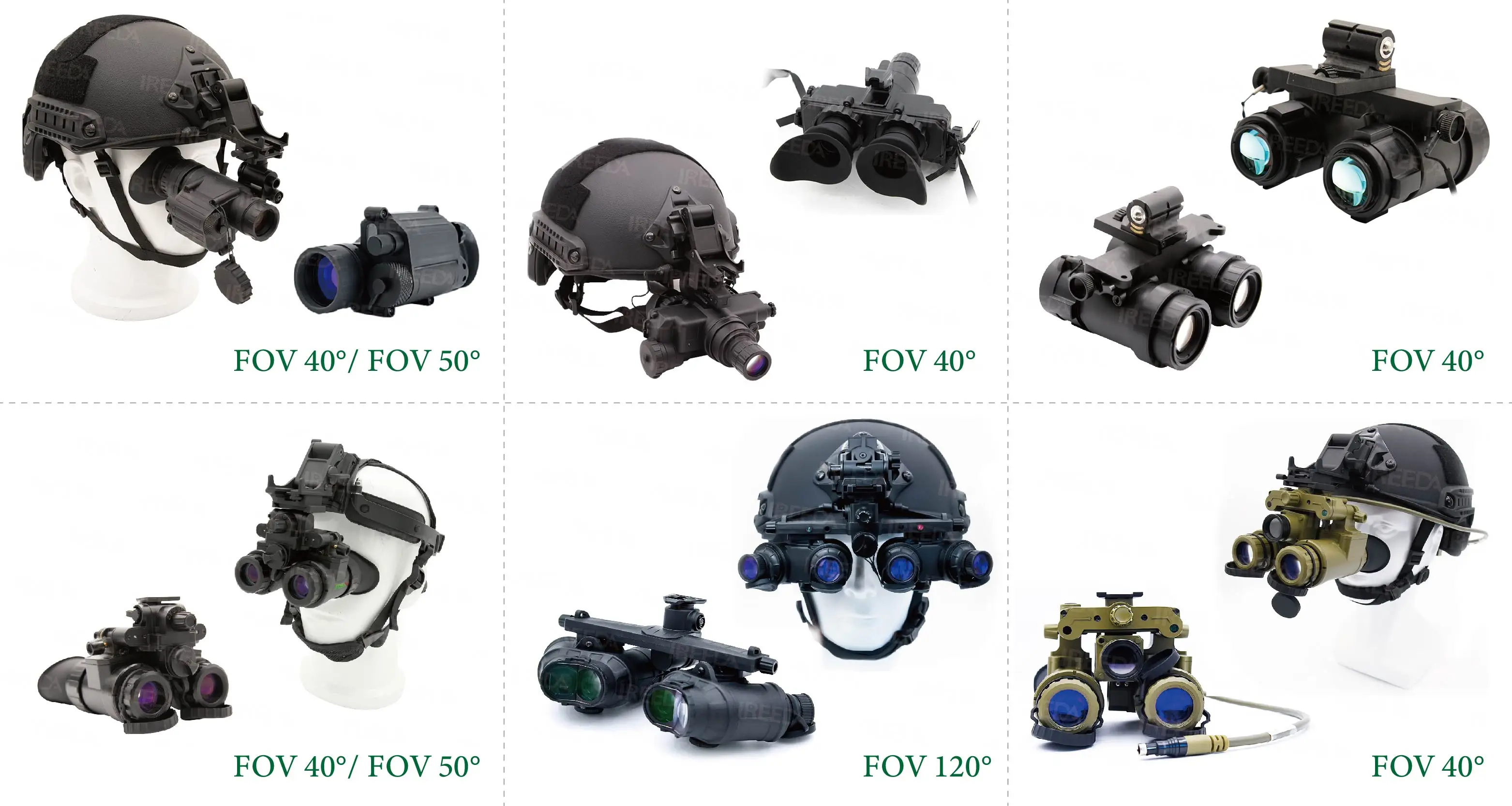 IREEDA Russian Gen2+/gen3 Hunting PVS7 Nvg Helmet with MX10130 Tube