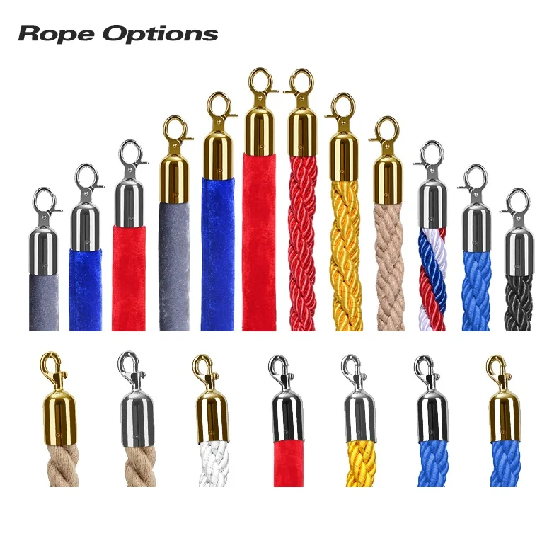 Red Carpet Vip Black And Gold Crown Queue Line Pole Barrier Rope Crowd ...