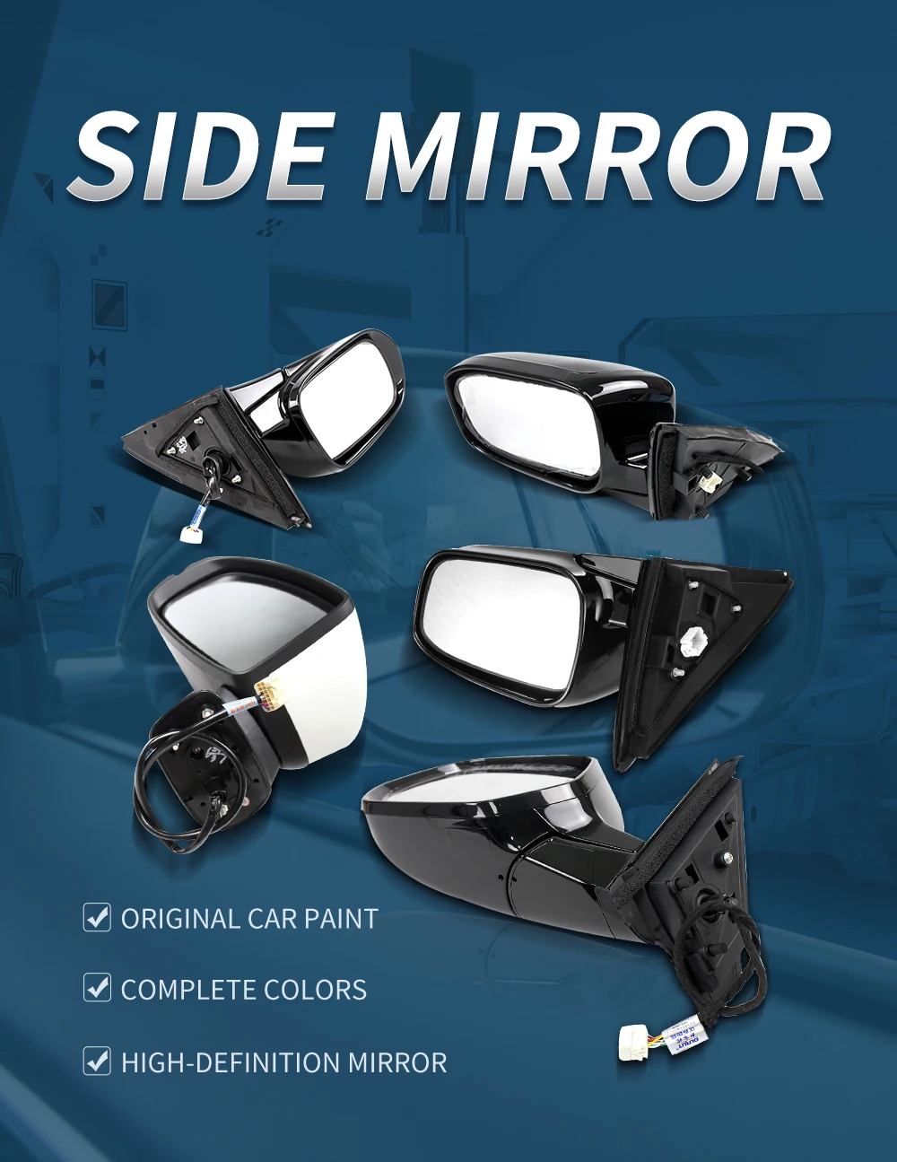 Meileng Car Side Mirror For Honda Crv Civic Accord Fit City Odyssey ...