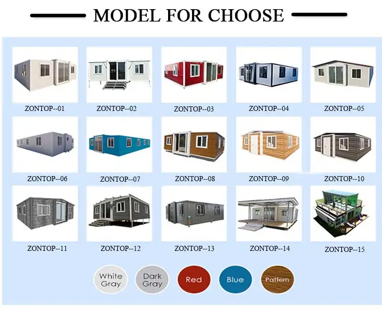 Luxury Extendable Prefabricated Modular Houses - ZHONGDINGHOUSE