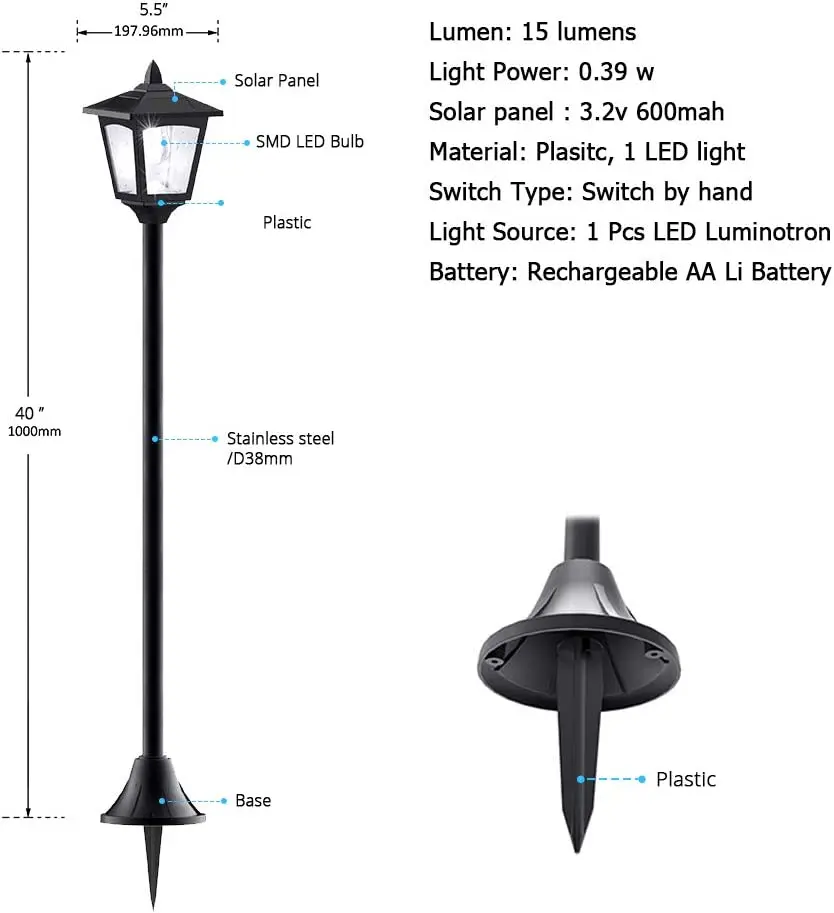 Garden Grass Lights - Durable, Waterproof, and Efficient