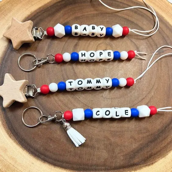 Best Selling BPA Free DIY Pen Keychain Necklace USA Dwarf Charms