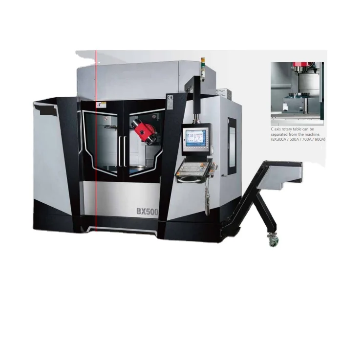 Taiwan High Precision 5-axis Cnc Machine Center Vmc1160 Milling ...